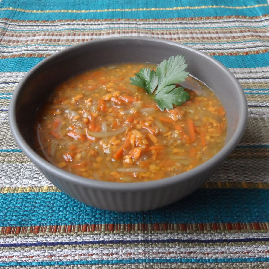 Lentils and Vegetables Soup Recipe by Maya Raber